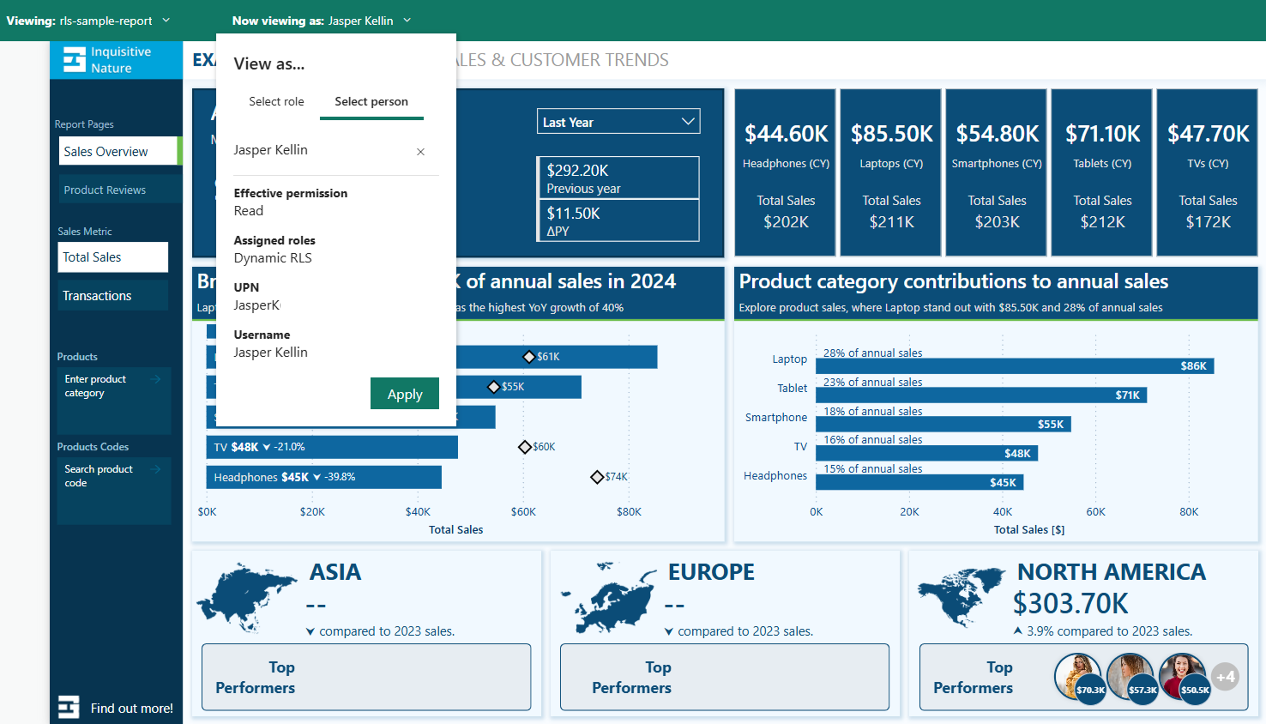Power BI Row-Level Security Explained: Protect Data by User Role ...