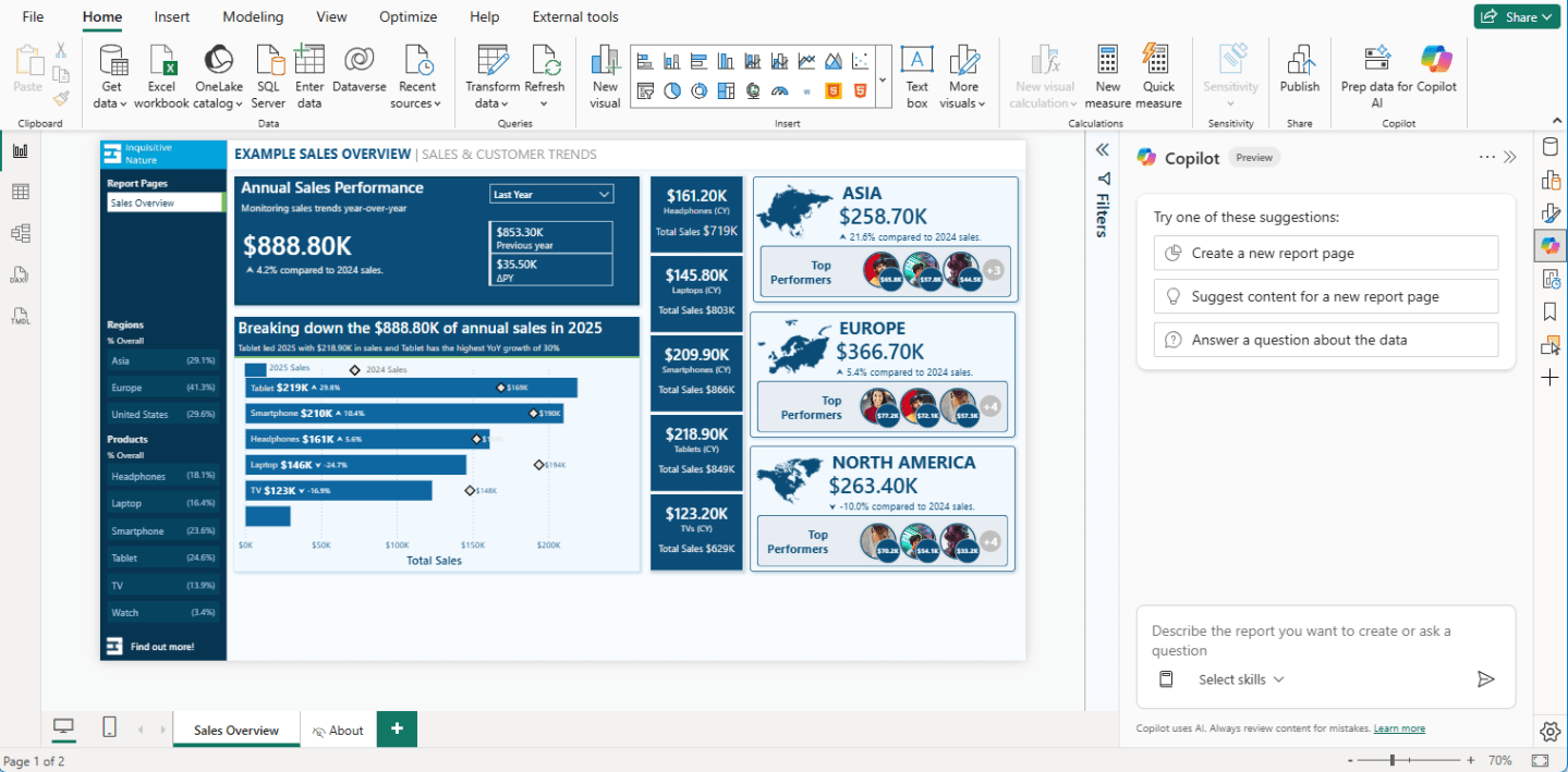 Power BI’s AI Toolkit: Evaluating Copilot for DAX Development in Power ...
